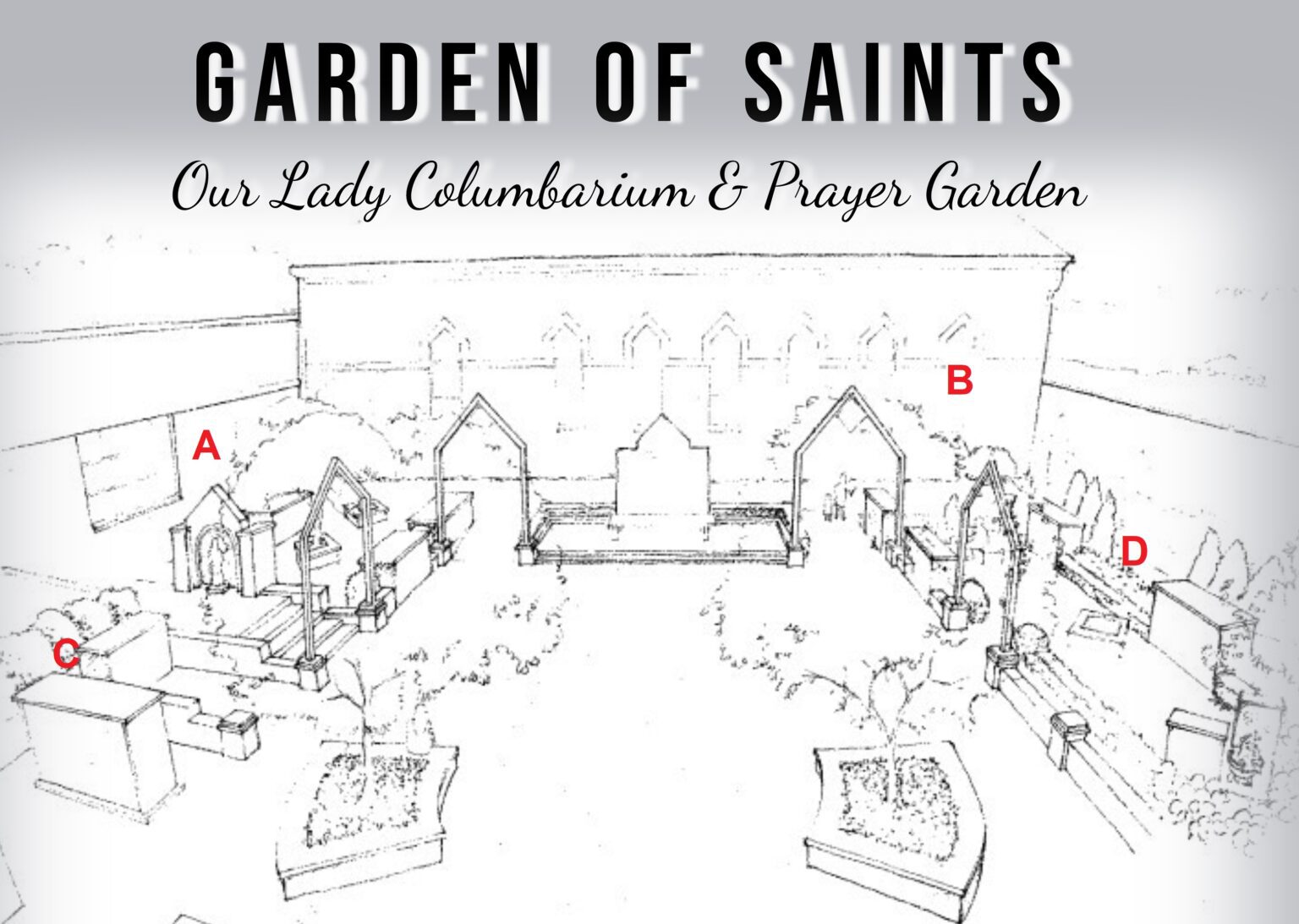 Columbaria Map and Locations – Our Lady of Perpetual Help Catholic Church